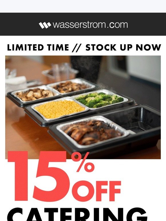 Wasserstrom: 15% OFF » Food Delivery & Catering Supplies » 🚚 | Milled
