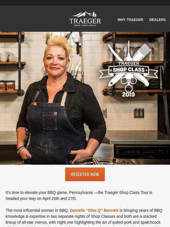 Traeger Grills: Join Us for Traeger Shop Class | Milled