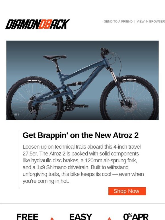 Diamondback: New Atroz 2 MTBs Are In | Milled