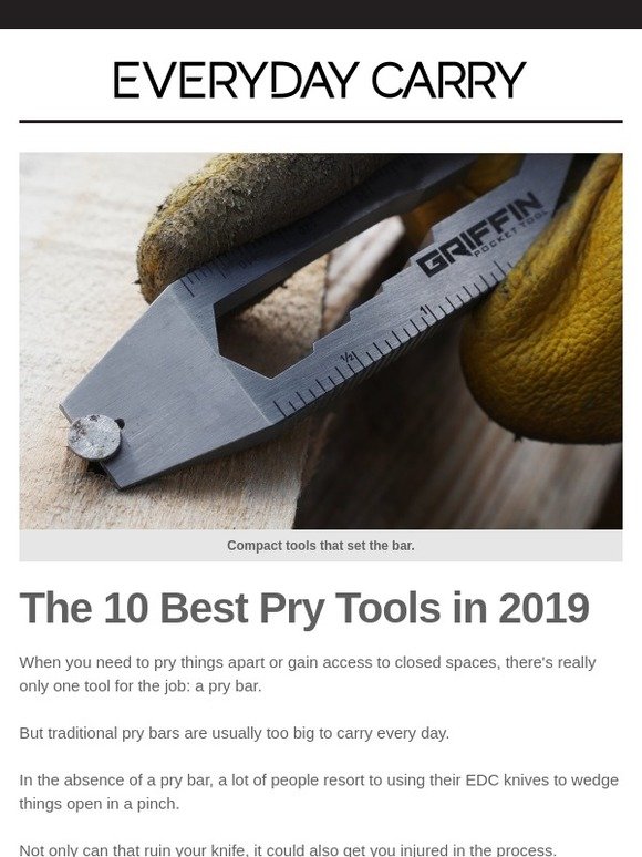 Everyday Carry: The 10 Best Pry Tools for EDC | Milled