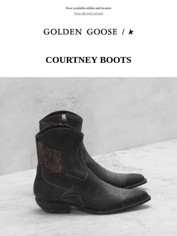 Golden Goose: Introducing The Courtney Boots | Milled