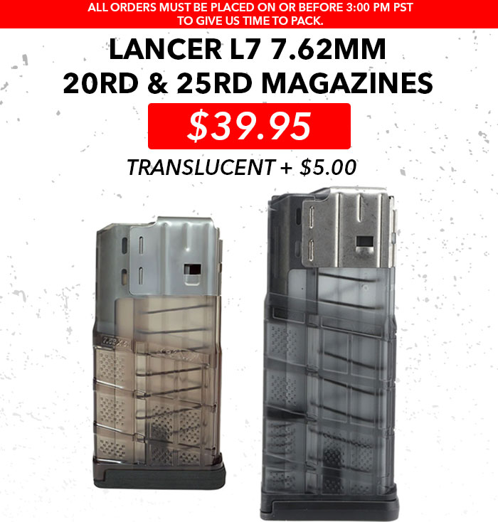 Botach Tactical: Last Chance California - Lancer L7 7.62mm Magazines ...