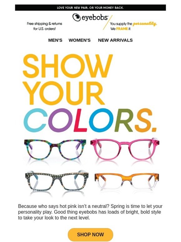 eyebobs: Show your colors! | Milled