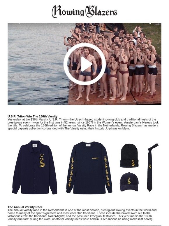 Rowing Blazers: The Winner of The 136th Varsity Has Been Crowned, Shop ...