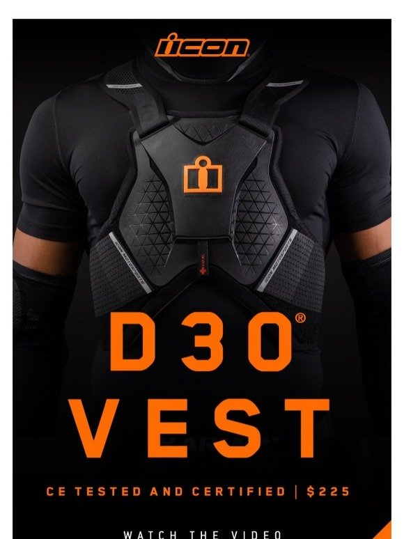 Icon: Protection Just Got Real | ICON D3O® Vest | Milled