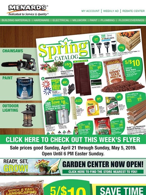 Menards: 🌿 Spring Catalog | Huge Savings Inside! | Milled