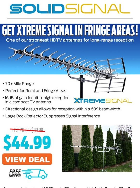Solid Signal: Get One of Our Most Powerful Long Range HDTV Antenna For ...