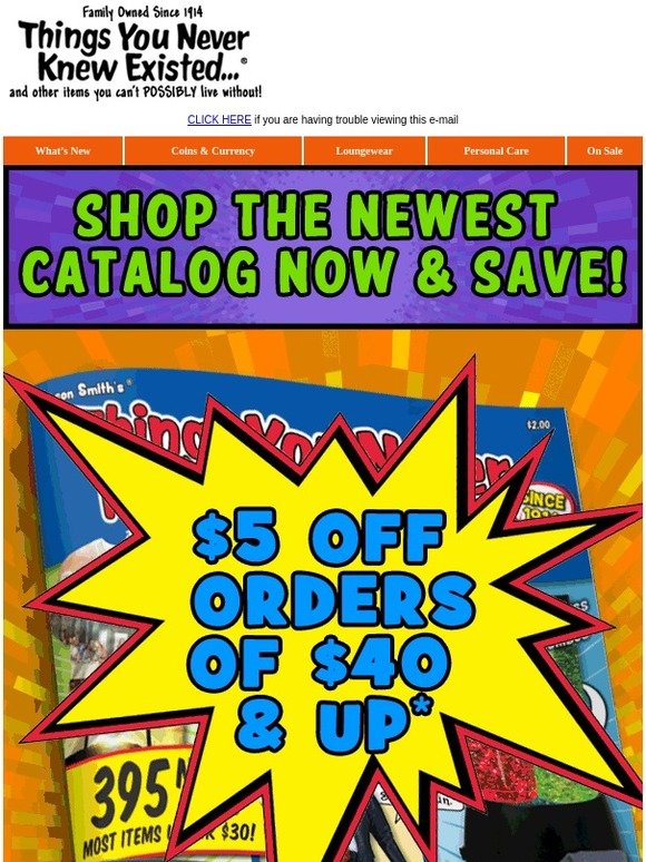 Things You Never Knew: Shop Brand-New Things And Save $5! | Milled