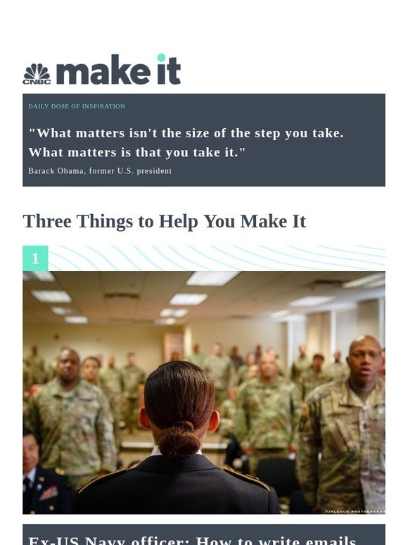 CNBC: Ex-US Navy officer: How to write emails with military precision ...