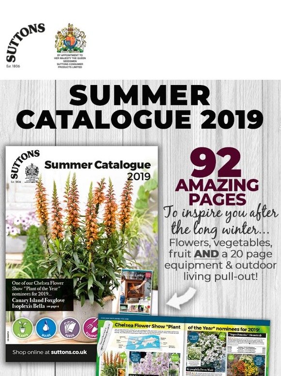 Suttons Seeds: Your Summer Catalogue Has Landed! | Milled