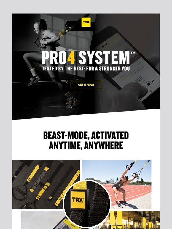 TRX Training: TRX PRO4 SYSTEM 💪 = Tested by the Best, Train like a Pro ...