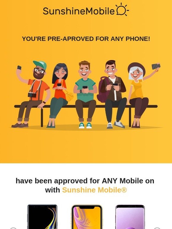 Sunshine Mobile: 🌟-Your application has been approved - Activate your ...