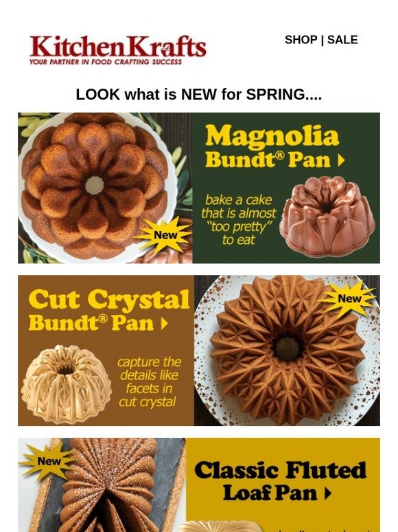 Kitchen Krafts: Stunning NEW Bundt Pans – You’ll LOVE the amazing ...