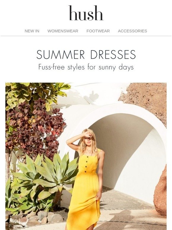 Hush: Summer dresses | Six new fuss-free styles for sunnier days | Milled