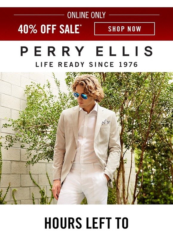 Perry Ellis: Last Day: Say Goodbye to the Linen Sale | Milled