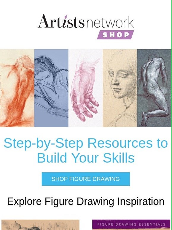 Artists Network: Tips to master the human figure! | Milled