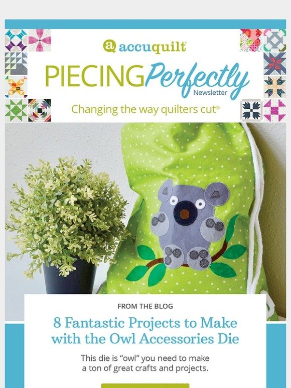 AccuQuilt: 1 die, 8 adorable projects | Milled