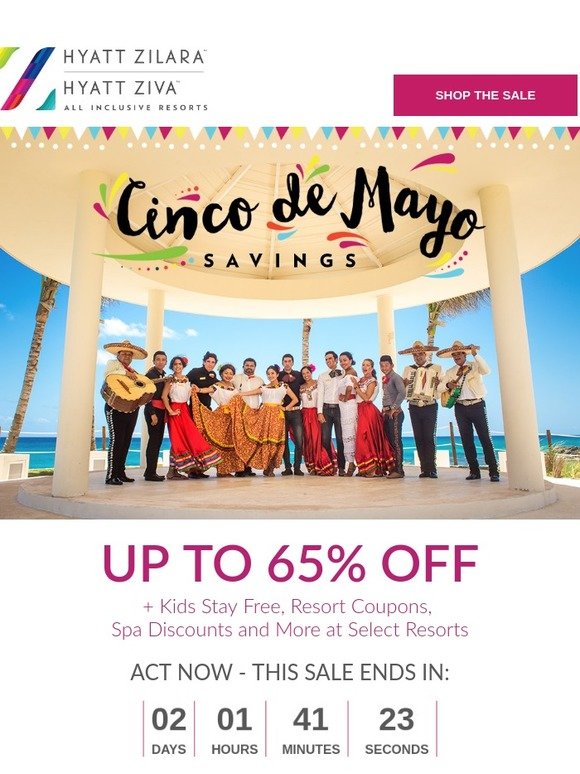 Playa Hotels & Resorts: Don't Wait! Our Cinco de Mayo Savings END SOON ...