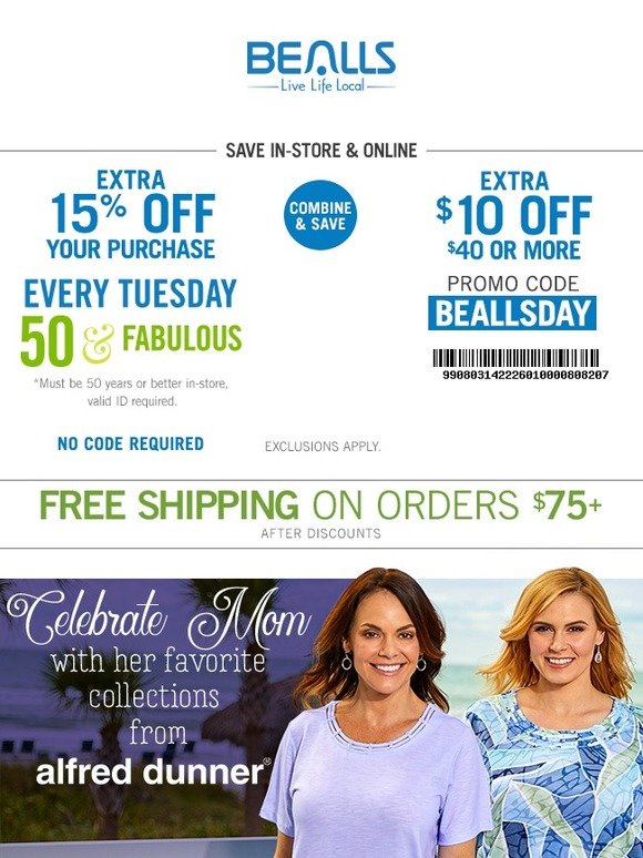 Bealls Florida: Save up to 50% on Your Favorite Alfred Dunner ...