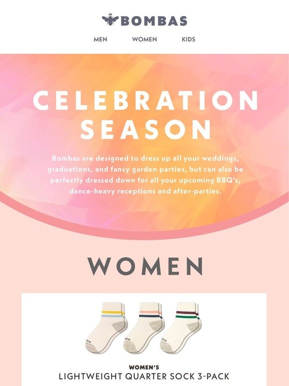 Bombas: Socks for All Your Upcoming Celebrations 🎉 | Milled