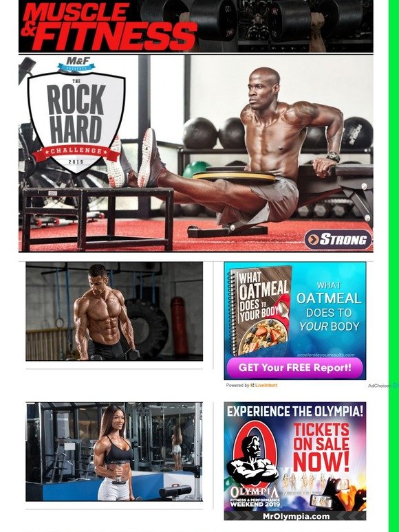 Muscle and Fitness: The 2019 Rock Hard Challenge | Milled