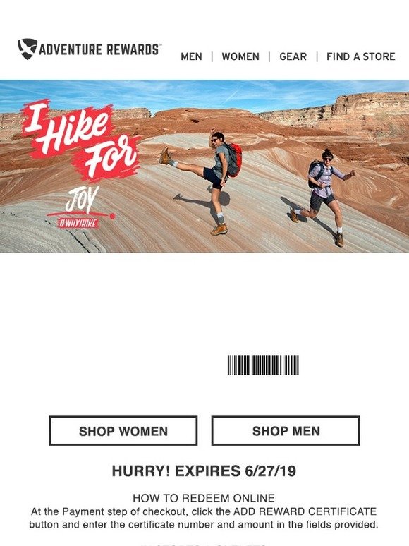 Eddie Bauer Adventure Rewards