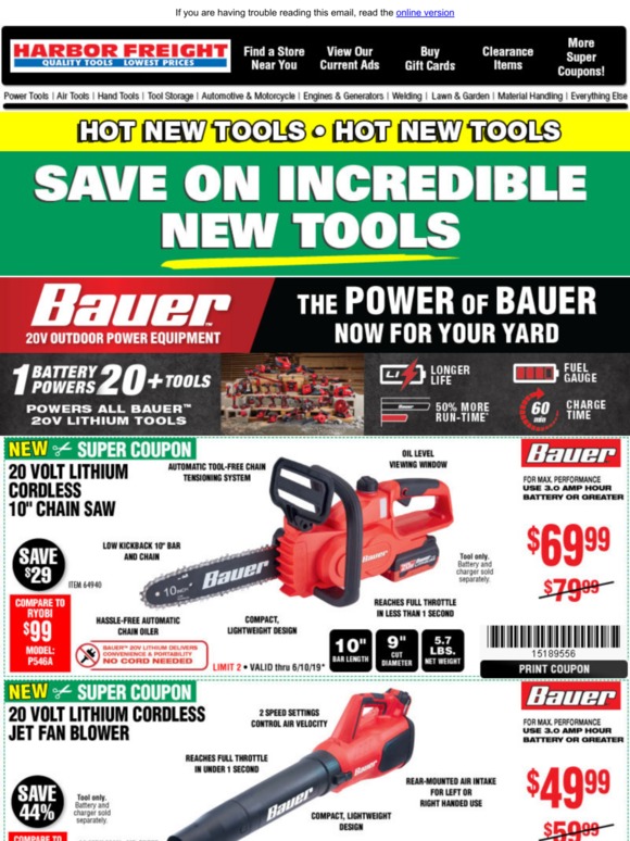 Harbor Freight: Save On Incredible New Tools | Milled