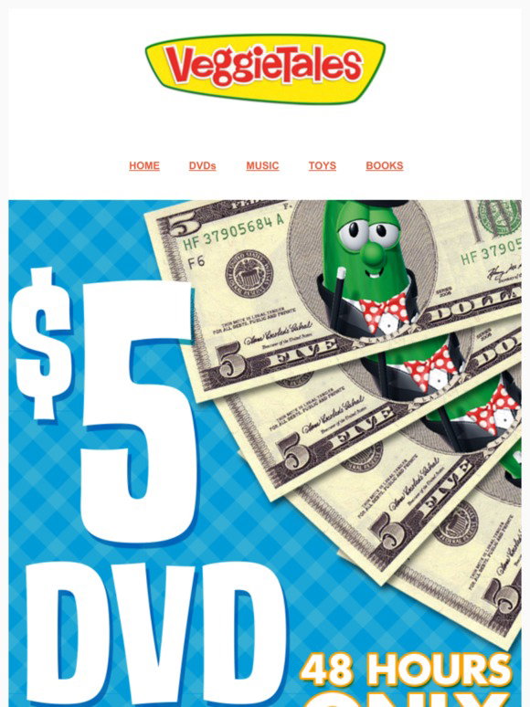VeggieTales: What Can You Get With $5??? DVDs!!! | Milled