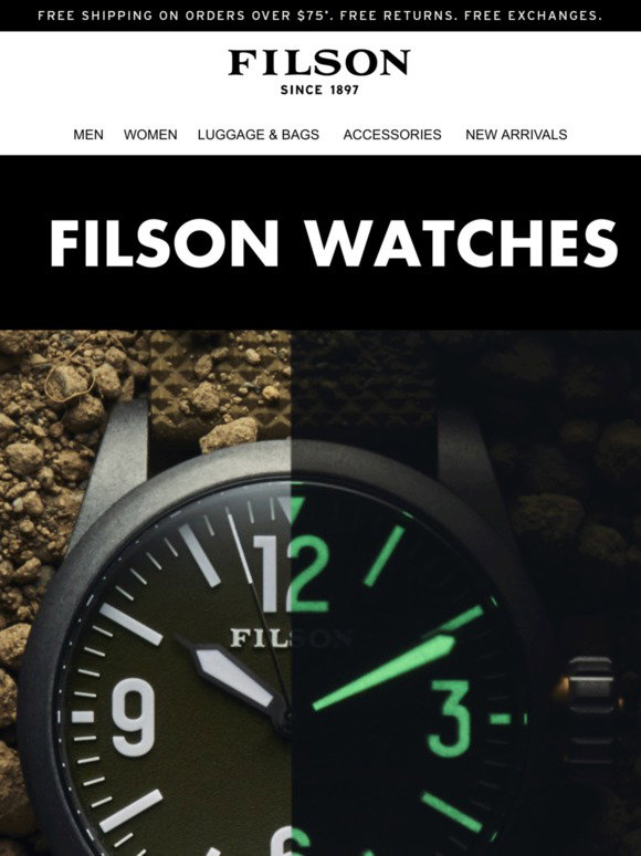 Filson: Filson Watches: Reliable in the Field | Milled