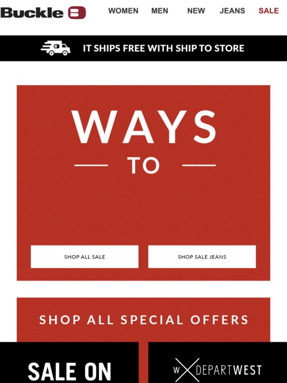 Buckle: OUTLET: 50% Off and More | Milled