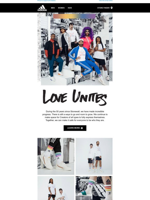 adidas: Love Unites: Show your Pride | Milled