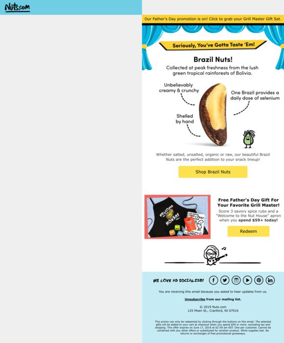 Nuts.com: Pssst! You've Gotta Try These Brazil Nuts. | Milled