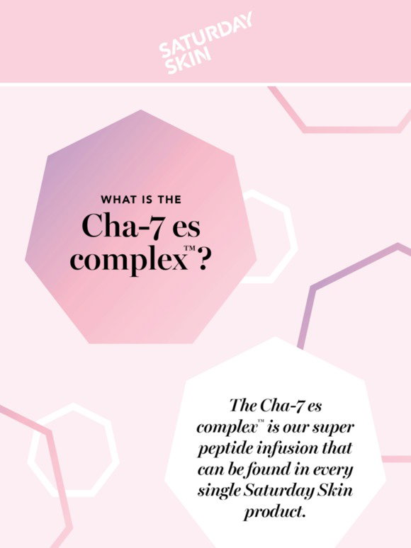 Saturday Skin: What is the Cha-7 es complex™? | Milled