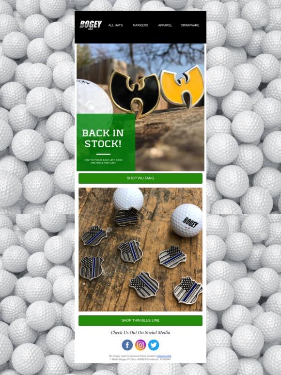 I Made Bogey: BACK IN STOCK: Wu Tang Ball Marker 🚨👐 | Milled