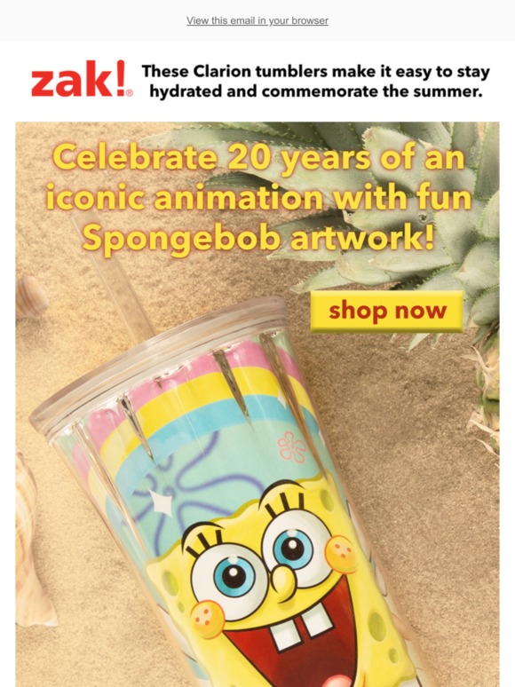 Zak Designs: Celebrate Spongebob and the Secret Life of Pets | Milled