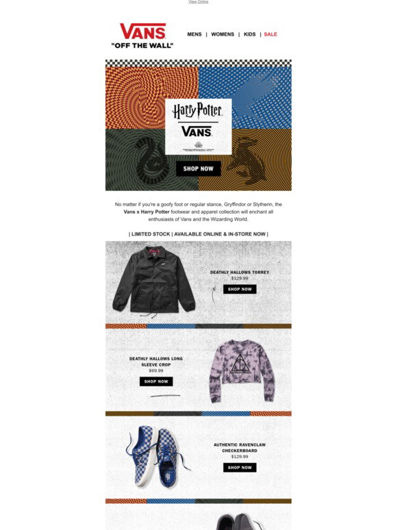 Vans: Gryffindor, Hufflepuff, Ravenclaw, or Slytherin? ⚡ Vans x Harry ...