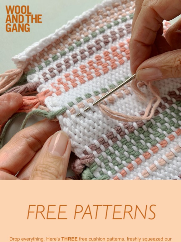 Wool and the Gang: 3 New Free Patterns Inside | Milled