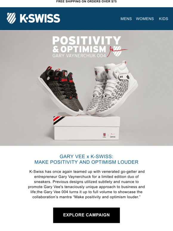 K-Swiss: Gary Vee 004: Make Positivity and Optimism Louder | Milled