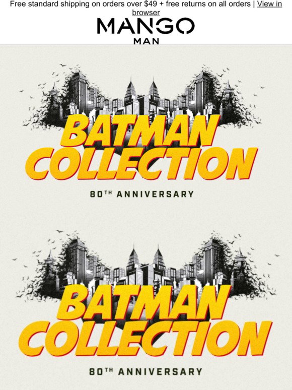 Mango: Batman Collection | 80th anniversary | Milled