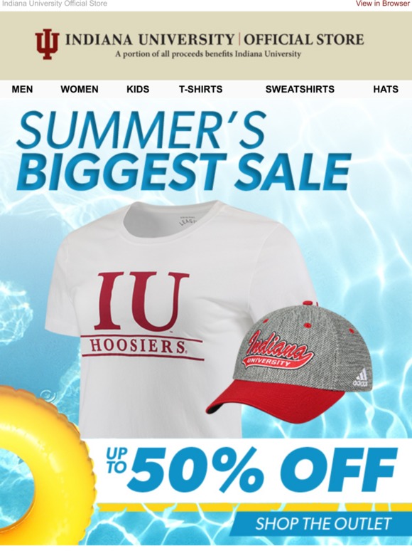 Indiana University Store: It's Finally Here! Summer's Biggest Sale ...