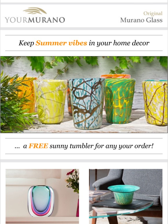YourMurano: Summer vibes in your home? Choose original Murano items ...