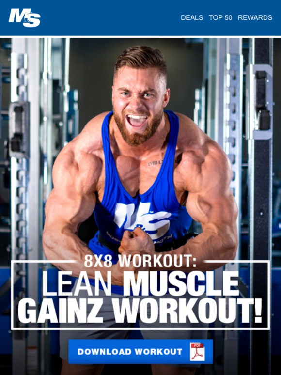 Muscle & Strength: 8x8 Workout: Lean Muscle Gainz Workout | Milled