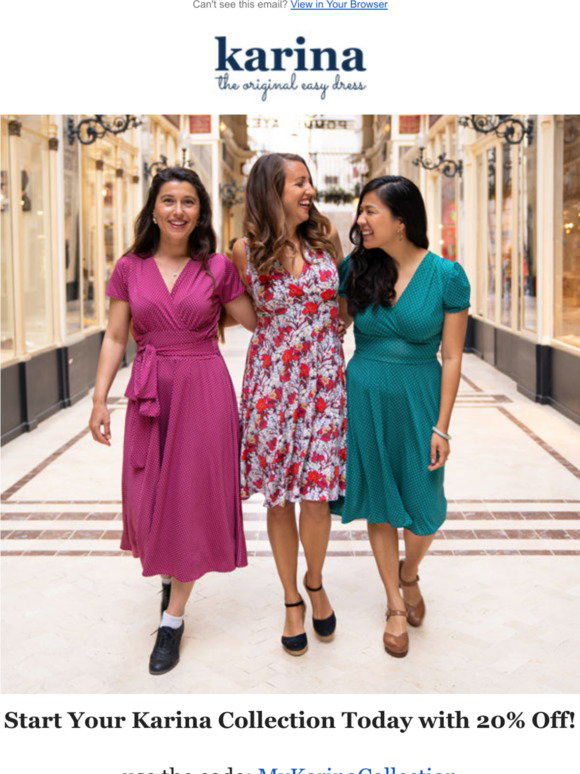 Karina Dresses: Are You Ready to Start Your Karina Collection? | Milled