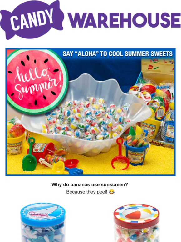 Candy Warehouse: Top 12 Beach Candies for Summer 🏖 | Milled