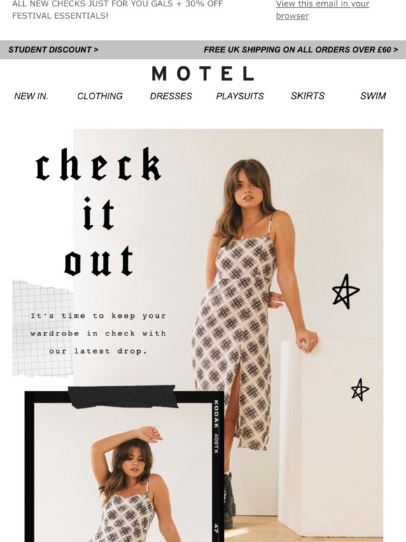 Motel Rocks: KEEP YOURSELF IN CHECK | Milled