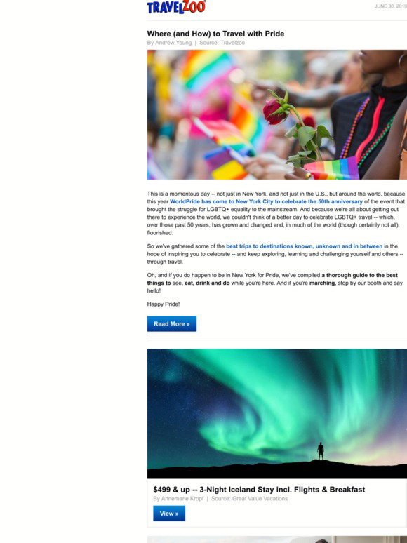Travelzoo: Where (and How) to Travel with Pride | Milled
