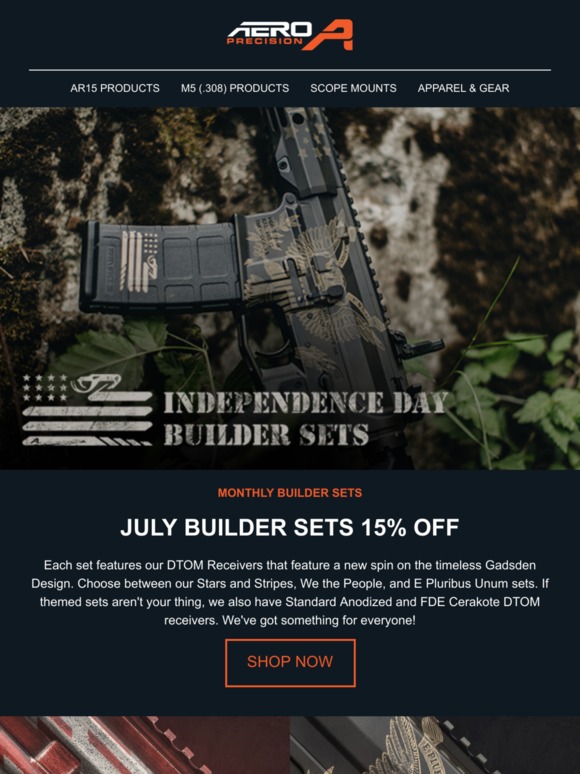 Aero Precision: July Builder Sets Going FAST! | Milled
