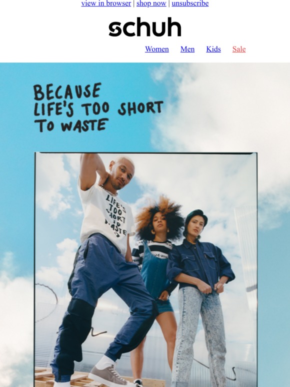 schuh: Sustainable sneakers alert | Milled