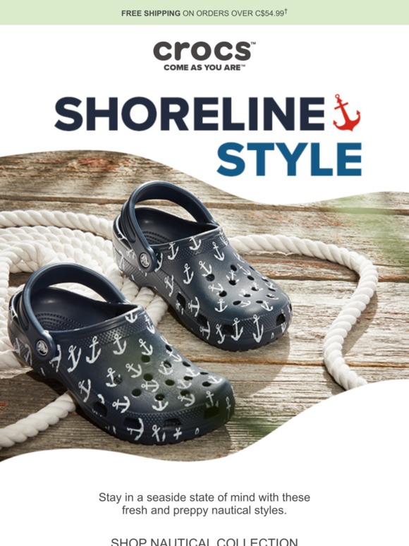 Crocs: Now trending: Nautical styles for the entire family | Milled