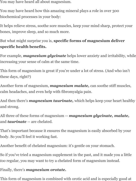UNI KEY Health: Magnesium: Surprising Facts You Should Know | Milled